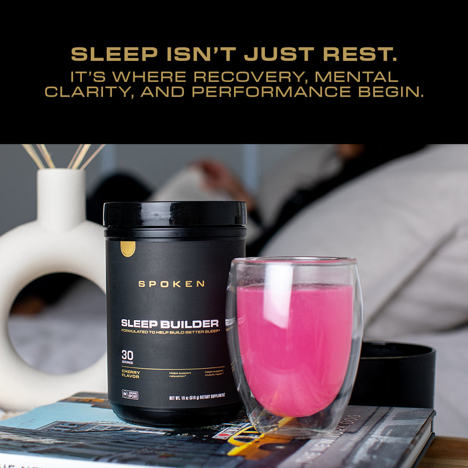 Spoken Sleep Builder 18oz - Cherry – Spoken Nutrition
