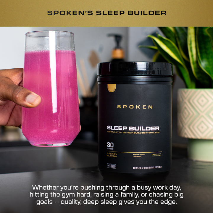 Spoken Sleep Builder 18oz - Cherry – Spoken Nutrition