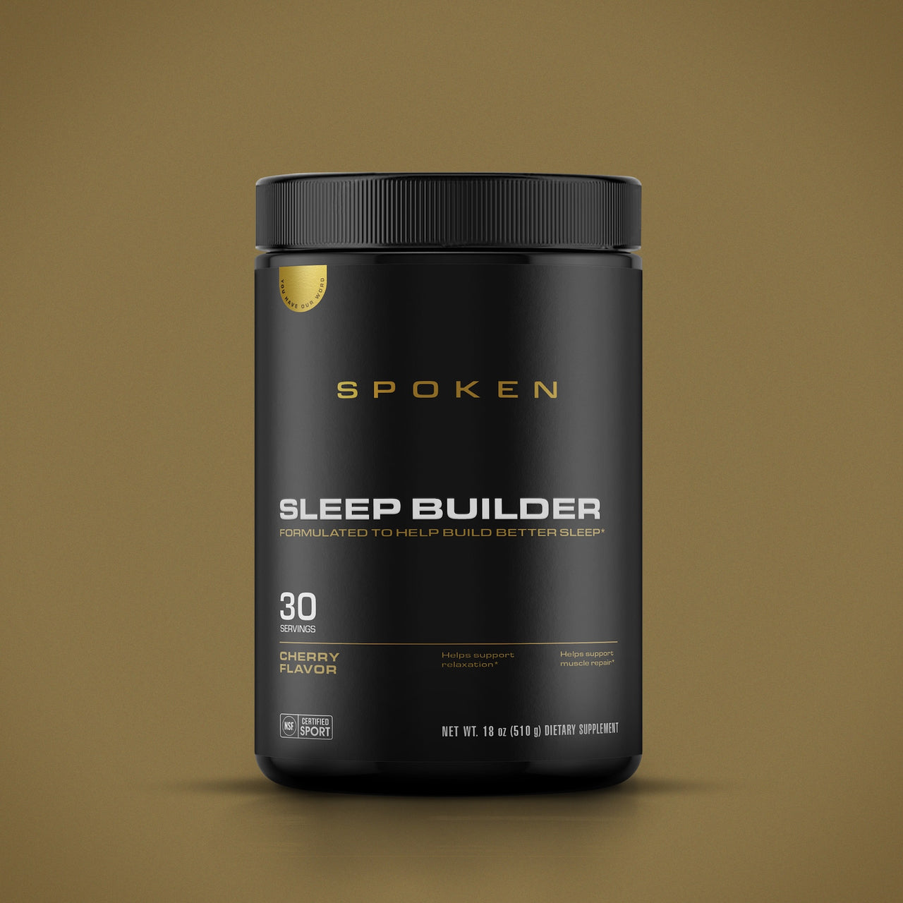 Spoken Sleep Builder 18oz - Cherry – Spoken Nutrition