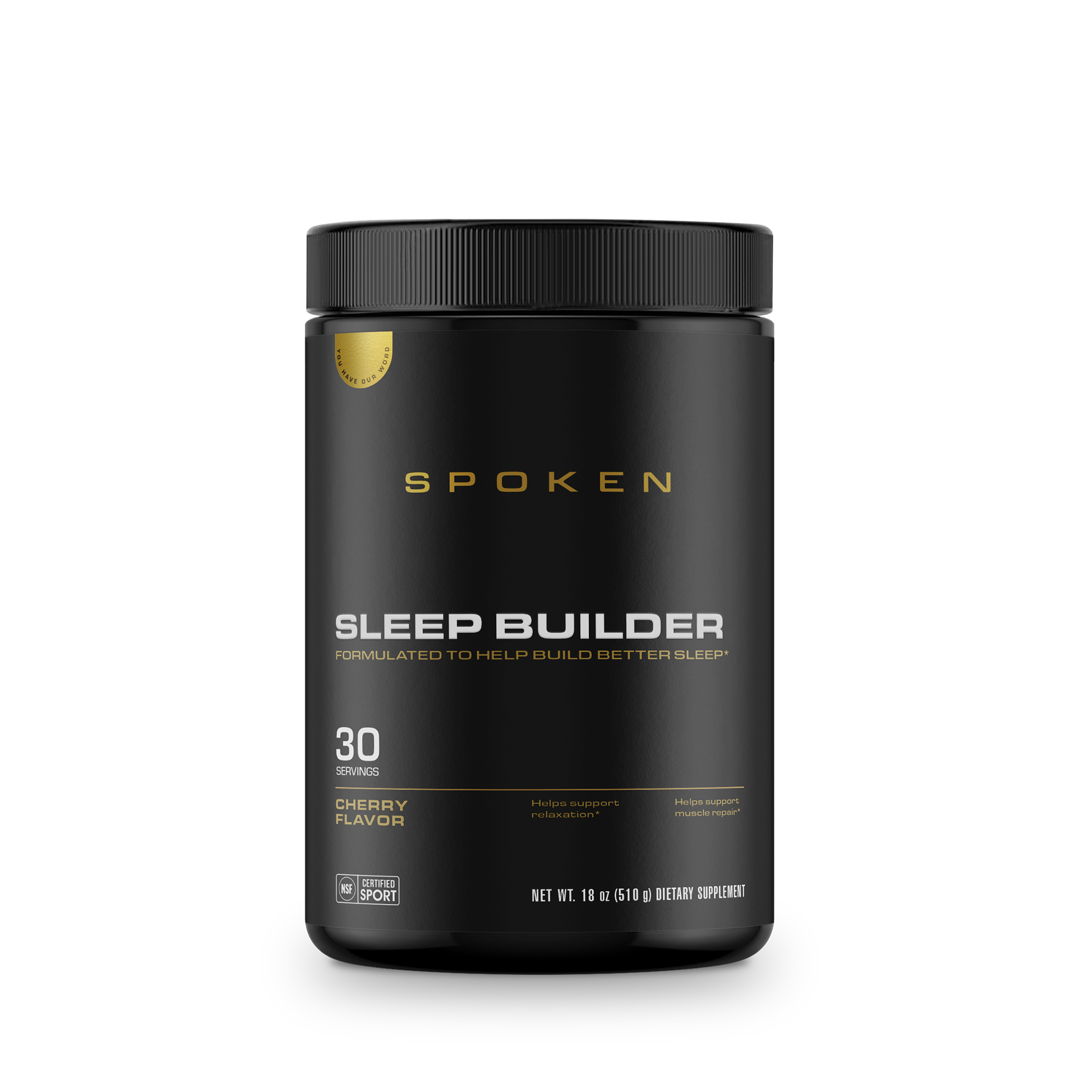 Spoken Sleep Builder 18oz - Cherry – Spoken Nutrition