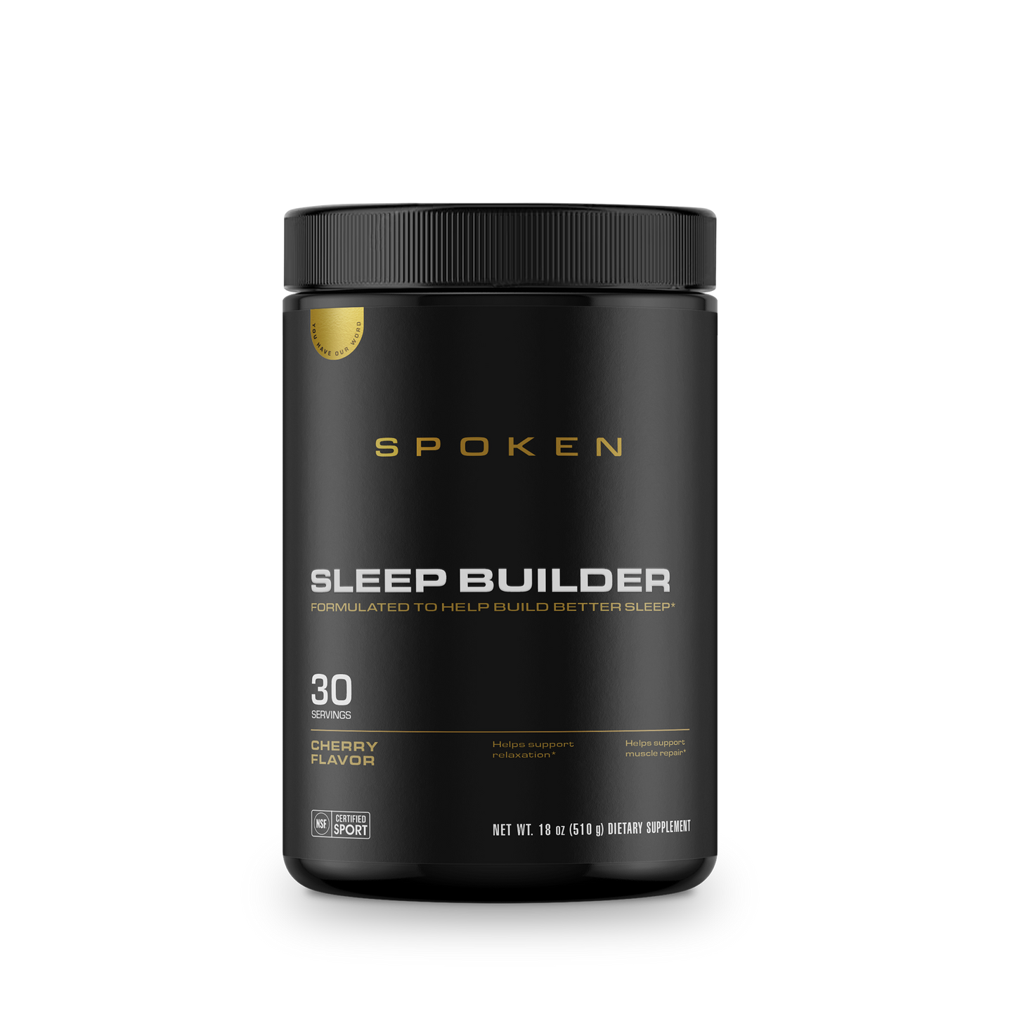 Spoken Sleep Builder 18oz - Cherry – Spoken Nutrition